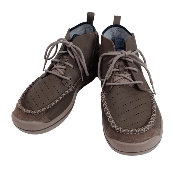 CROCS | Shoes | Crocs Mens 75 Linden Boot Mushroom Brown Lace Up Ankle ...